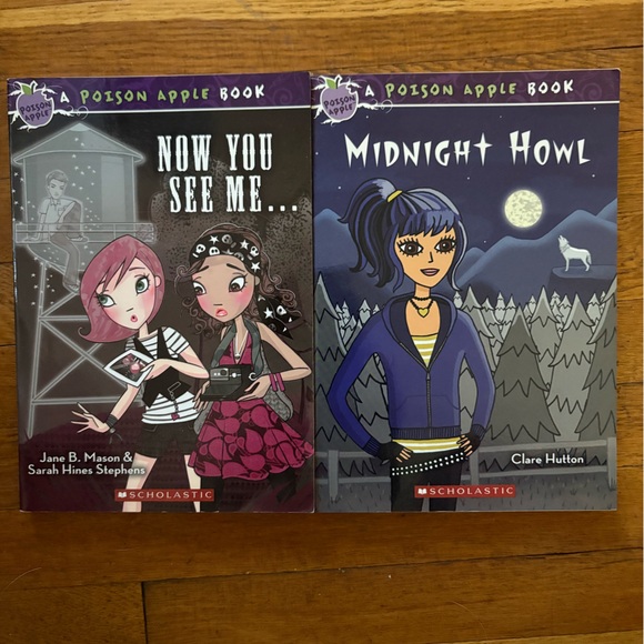 Scholastic | Other | Scholastic Poison Apple Book Set Purple And Blue ...